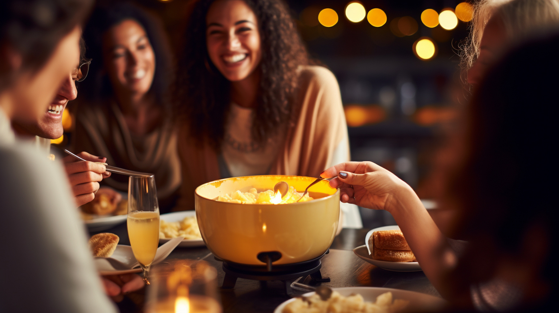 Ein leckeres Fondue darf bei uns zur Silvesterfeier auf keinen Fall ...